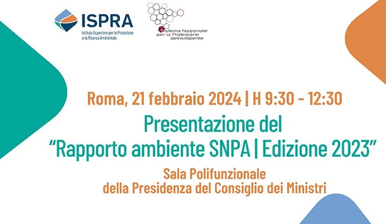 Presentazione del Rapporto ambiente Snpa– Edizione 2023 - Agenzia ...